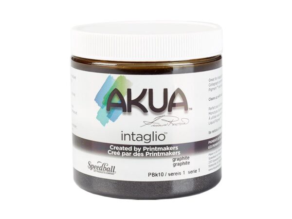 Speedball AKUA Intaglio ink 237ml - Graphite gray - Tegne.no