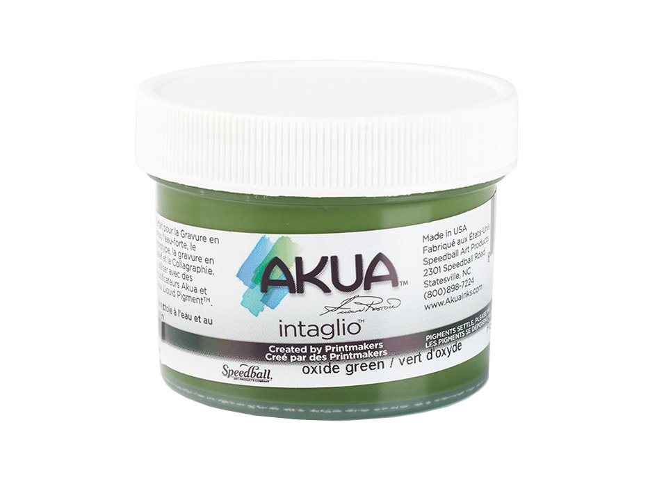 Speedball AKUA Intaglio ink 60ml - Green Oxide - Tegne.no