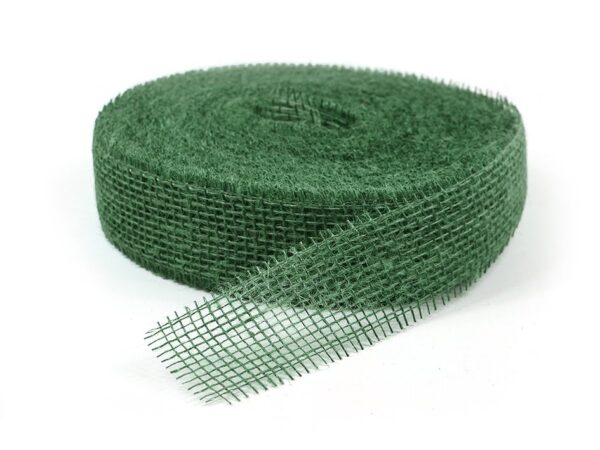 Sizo Jute Sizoband 5cm x 40m - 6650 Skoggrønn - Tegne.no