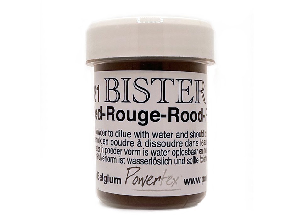 Powertex Bister Powder 40ml - Red - Tegne.no
