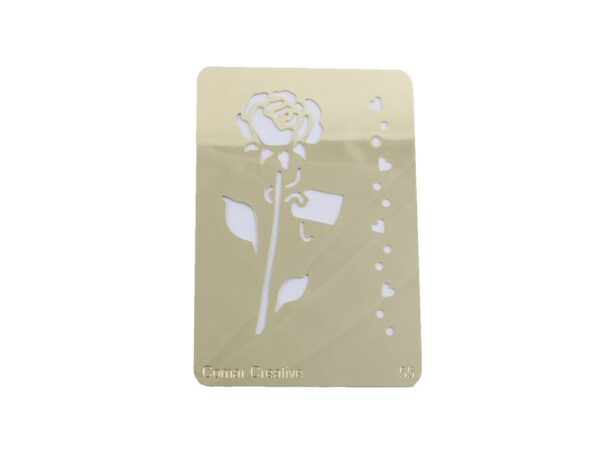 Sjablong Messing - Rose - Tegne.no