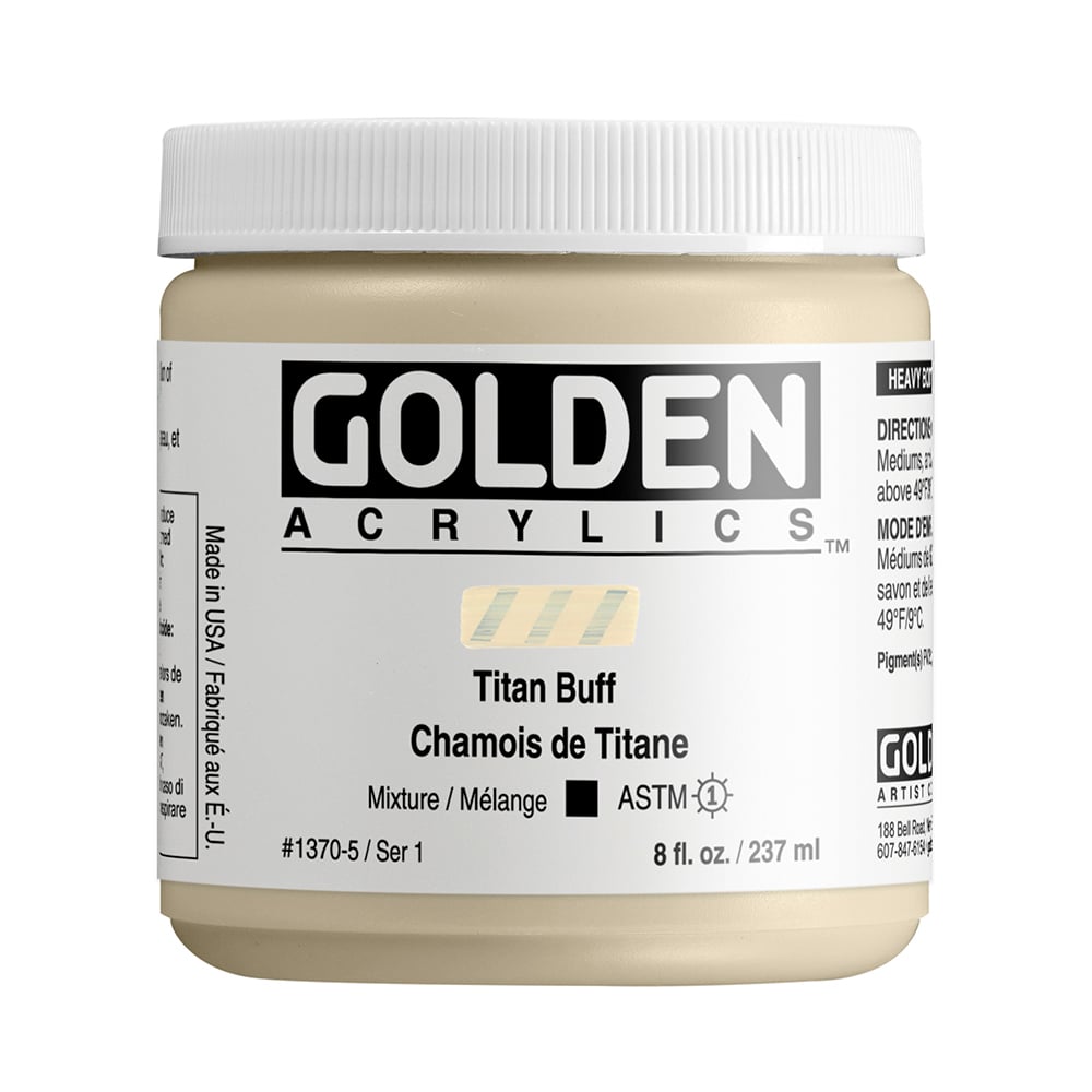 Golden Heavy Body Akryl 237ml - 21370 Titan Buff - Tegne.no